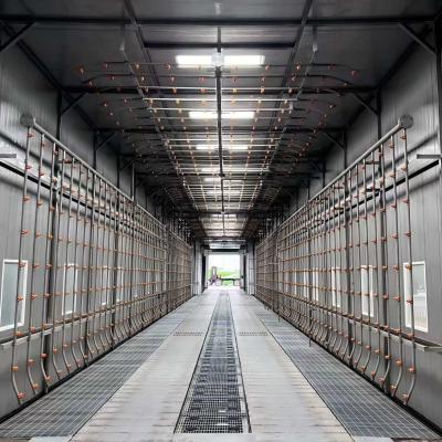 China Automated High-Pressure Wash Tunnel | Industrial Vehicle Wash & Pre-Treatment System for sale