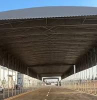 China Heavy-Duty Rigid Rail-Mounted Movable Blasting Shelter for sale