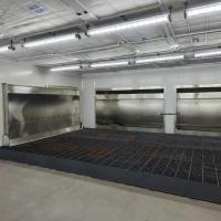 China Stainless Steel Water-Curtain Spray Booth for Industrial Coating for sale