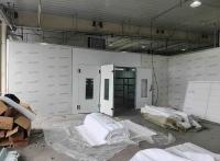 China Stainless Steel Water-Curtain Spray Booth for Industrial Coating for sale