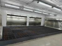 China Stainless Steel Water-Curtain Spray Booth for Industrial Coating for sale