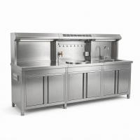 China 3 m Paint Mixing & Spray Workbench with 200 mm Turntable for sale