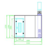 China 12 m Carbon Fibre Boat Paint Booth | Marine Spray Booth Supplier for sale