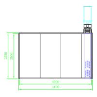China 12 m Carbon Fibre Boat Paint Booth | Marine Spray Booth Supplier for sale