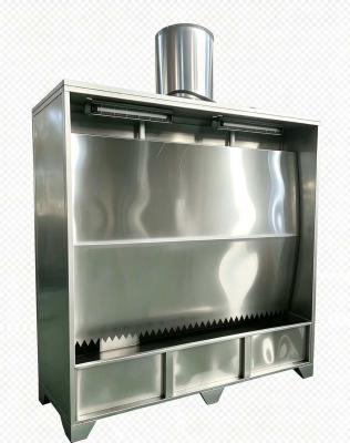China Compact Water Curtain Spray Cabinet with Triple Collection Tanks for sale