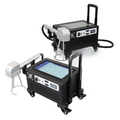 China Air Cooling Hans Laser Marking Machine 20W 20 Watt Fiber Laser Marking for sale