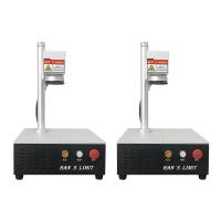 China Fiber Laser Desktop PCB Laser Marking Machine Laser Hans 25KHz -100KHz for sale
