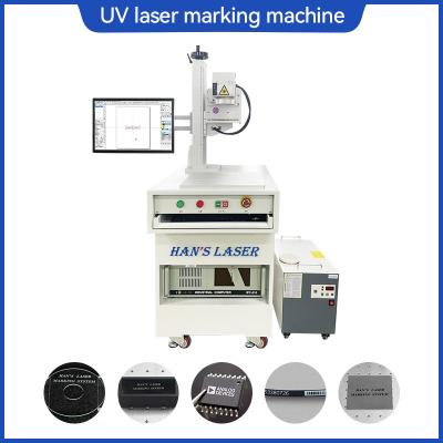 China Single Phase 50Hz 10A UV Laser Marker Tabletop UV Marking Machine for sale