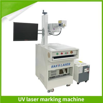 China 100x100 UV Laser Marking Machine 3W 5W 10W Ultraviolet Laser Marker for sale