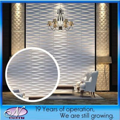 China Decorative 3D Panel for Meeting Room Waterproof PVC Wall Cladding Building Material for sale