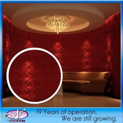 China Fireproof B1 Grade 3D Acoustic Wall Board for Eco-Friendly Construction Material for sale