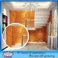 China Indoor Wall Decorative 3D PVC Panel with Acoustic Insulation and Customized Design for sale