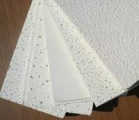 China Carton Dimensions 613 X 623 X 130 160 mm Mineral Fiber Ceiling Board for Hotel Decoration for sale