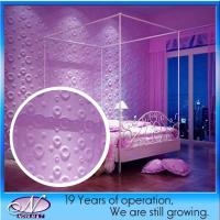 China 500mmx500mm Acoustic 3D PVC Panel for Bedroom Wall Decoration Customized Solution for sale