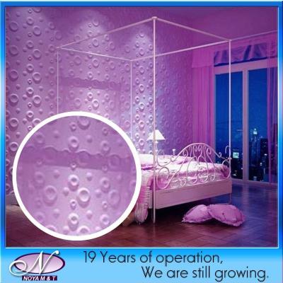 China 500mmx500mm Acoustic 3D PVC Panel for Bedroom Wall Decoration Customized Solution for sale