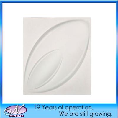 China Acoustic Interior Cladding Waterproof 3D Wall Panel in Opal White for Home Decoration for sale
