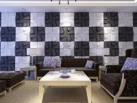 China Waterproof Acoustic Sound 3D Panel for Office Interior Wall Decorative 500mmx500mm for sale