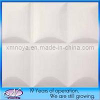 China 500mmx500mm Plant Fibre Board Fiber 3D Panel for Kitchen/Bathroom Wall Decoration for sale