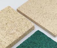 China Distinctive Gray Wood Wool Acoustic Cement Panel with B1 Fireproof Grade 1200*2440 mm for sale