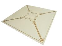 China Easy to Clean 3D PVC Composit Wall Board for Decoration Materials in 500mmx500mm Size for sale