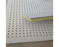 China Sound Absorption Fiberglass Ceiling Board Concealed B 600*1800*20/25 1200*1200*20/25 for sale