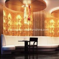 China PD143 3D PVC Plastic Composite Wall Panels for Interior Decorative in 500mm*500mm Size for sale
