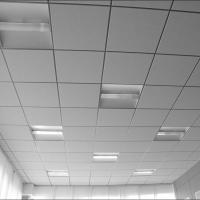 China 7mm-15mm Thickness Acoustical PVC Gypsum Suspended Ceiling Tiles with 900kg/M3 Density for sale