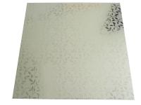 China Interior 3D PVC Composite Wall Board for Bedroom / Shop Decoration at 500mmx500mm for sale