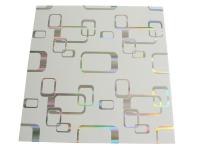 China Interior 3D PVC Composite Wall Board for Bedroom / Shop Decoration at 500mmx500mm for sale