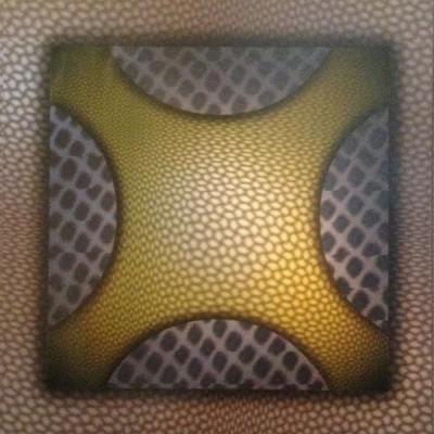 China 500mmx500mm Size Waterproof PVC Plastic 3D Board for Interior Wall/Ceiling Decoration for sale