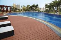 China Outdoor Waterproof WPC Decking with Plastic Material and Various Size Choices for sale