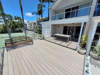 China 150mm*25mm WPC Wood Plastic Composite Decking for Garden Decoration Business Company for sale