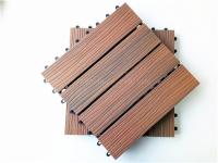 China Discount WPC Garden Decking Flooring with Engineered Wood Plastic Composite Materials for sale