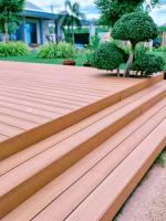 China NYH145*30 WPC Green Outdoor Flooring Wooden Composite Board Planed Surface Finished for sale