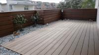 China NYH145*30 WPC Green Outdoor Flooring Wooden Composite Board Planed Surface Finished for sale