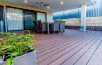 China 150*25mm WPC Products Special White Outdoor Decking Flooring for Terrace/Fence Materials for sale