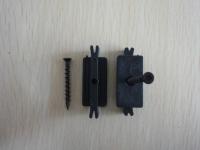 China Wood Plastic Composite WPC Decking Clips with Stainless Steel and Wood Grain Pattern for sale