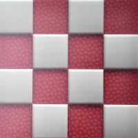 China Customized Waterproof Plastic 3D Wall Panel for Interior Decoration Size 460mm*460mm for sale