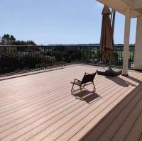 China Eco Wood Composite WPC Outdoor Decking Tiles with Scratched Surface Materials for sale