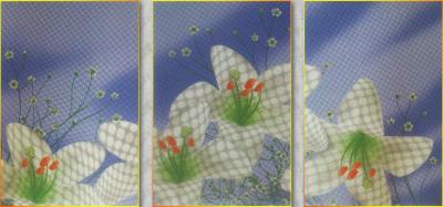 China 500mmx500mm Non-Customized Plastic Composite 3D Panel for Wall Decorative Application for sale