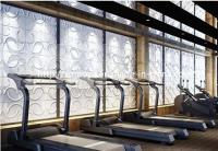 China 3D Panel for Acoustic Sound Insulation in Customized Gym Wall Decorative for sale