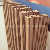 China Outdoor Flooring Decoration Customized 75mm*25mm Wood Plastic Composite WPC Decking NY75*25 for sale