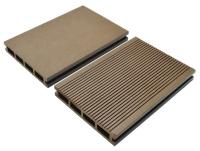 China Wood Grain Pattern WPC Decking Tiles with High Gloss Composite Wood Flooring for sale