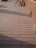 China Water Absorption Rate 2.5% Customized Synthetic WPC Decking for Engineering Flooring for sale
