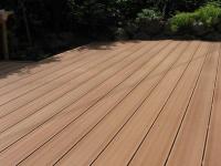 China Synthetic Wood Plastic Composite/WPC Decking Board for Outdoor Garden Shacman Sinotruk for sale