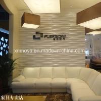 China Customized 500mmx500mm Fireproof 3D PVC Panel for Enterprise Image Wall Background for sale