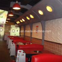 China Fireproof Sound Absorption 3D Wall Panel in 500mm*500mm Size for Hotel Lobby Decor for sale