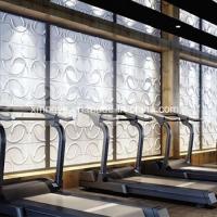 China 3D Panel Eco-Friendly E0 Acoustic Sound Insulation Wall Board for Gym Decorative Style for sale