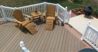 China Outdoor Garden Flooring and Fence Waterproof WPC Decking with Bias Tire for sale