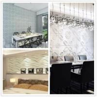 China Hotpot Restaurant Wall Decoration Acoustic Sound Absorption 3D Panel with Square Edge for sale